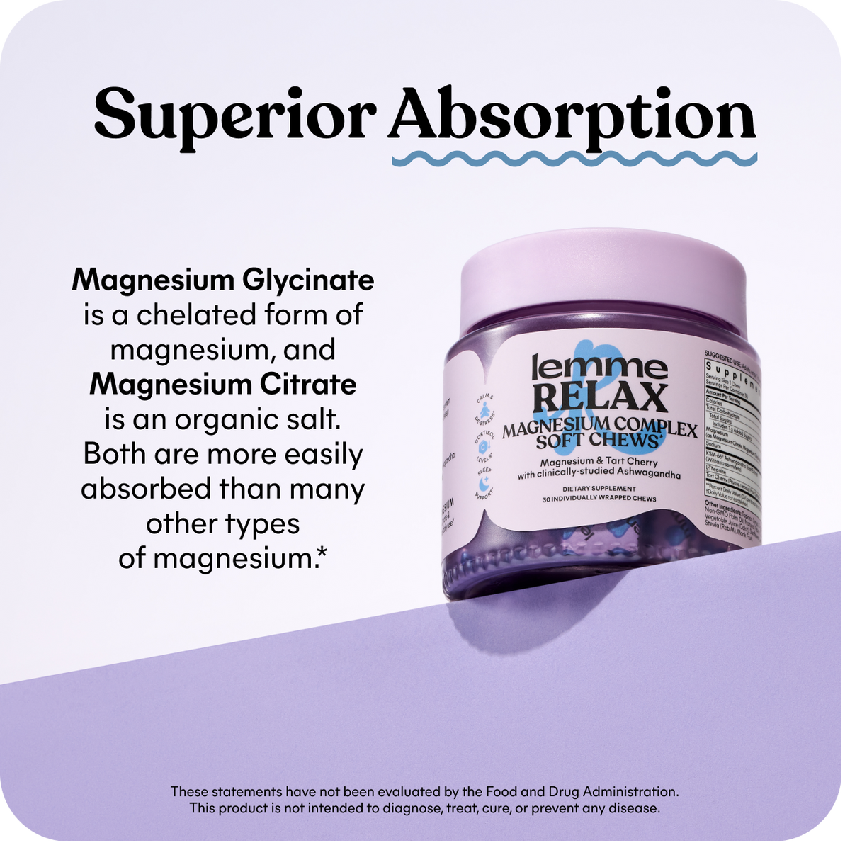 Lemme Relax Magnesium Soft Chews