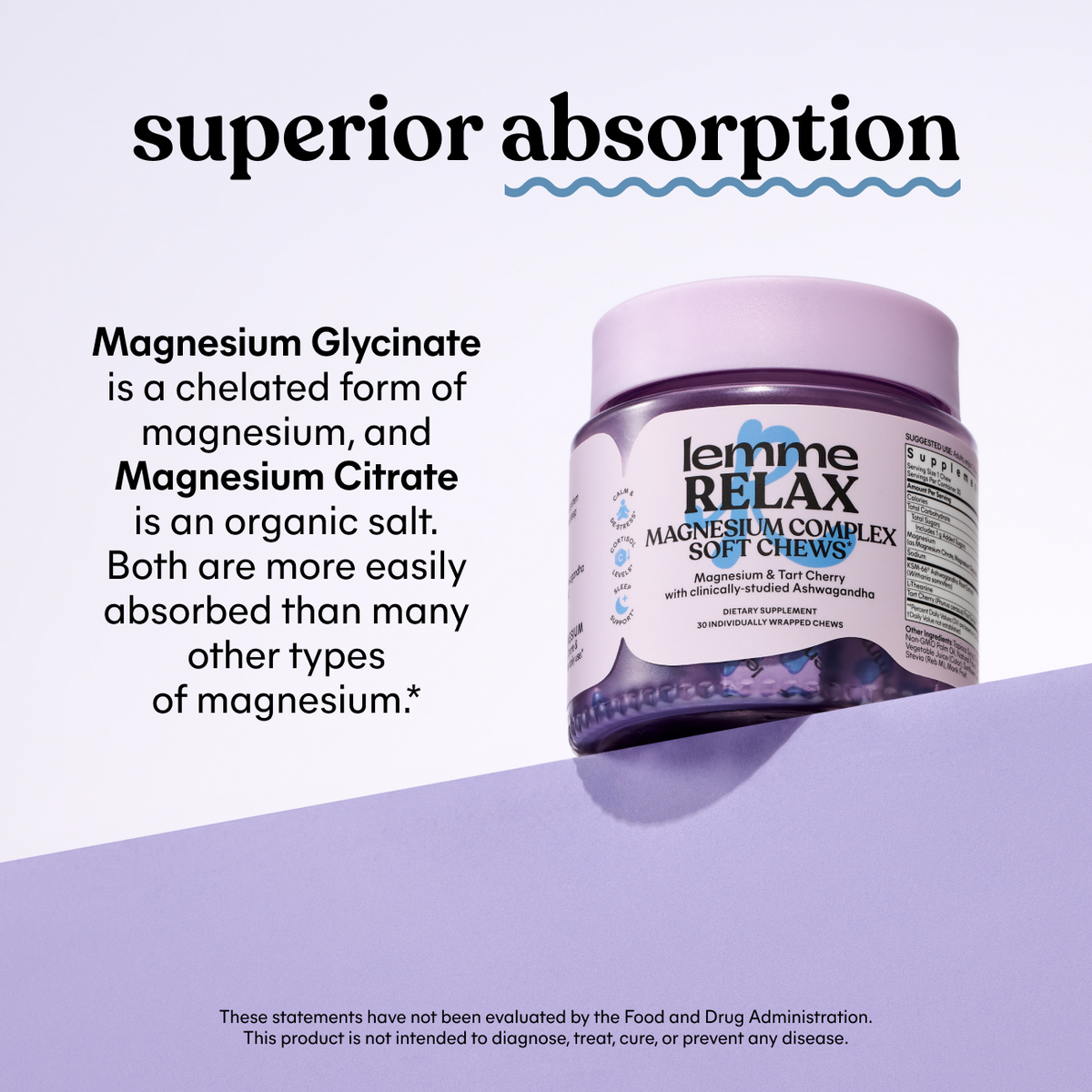 Lemme Relax Magnesium Soft Chews