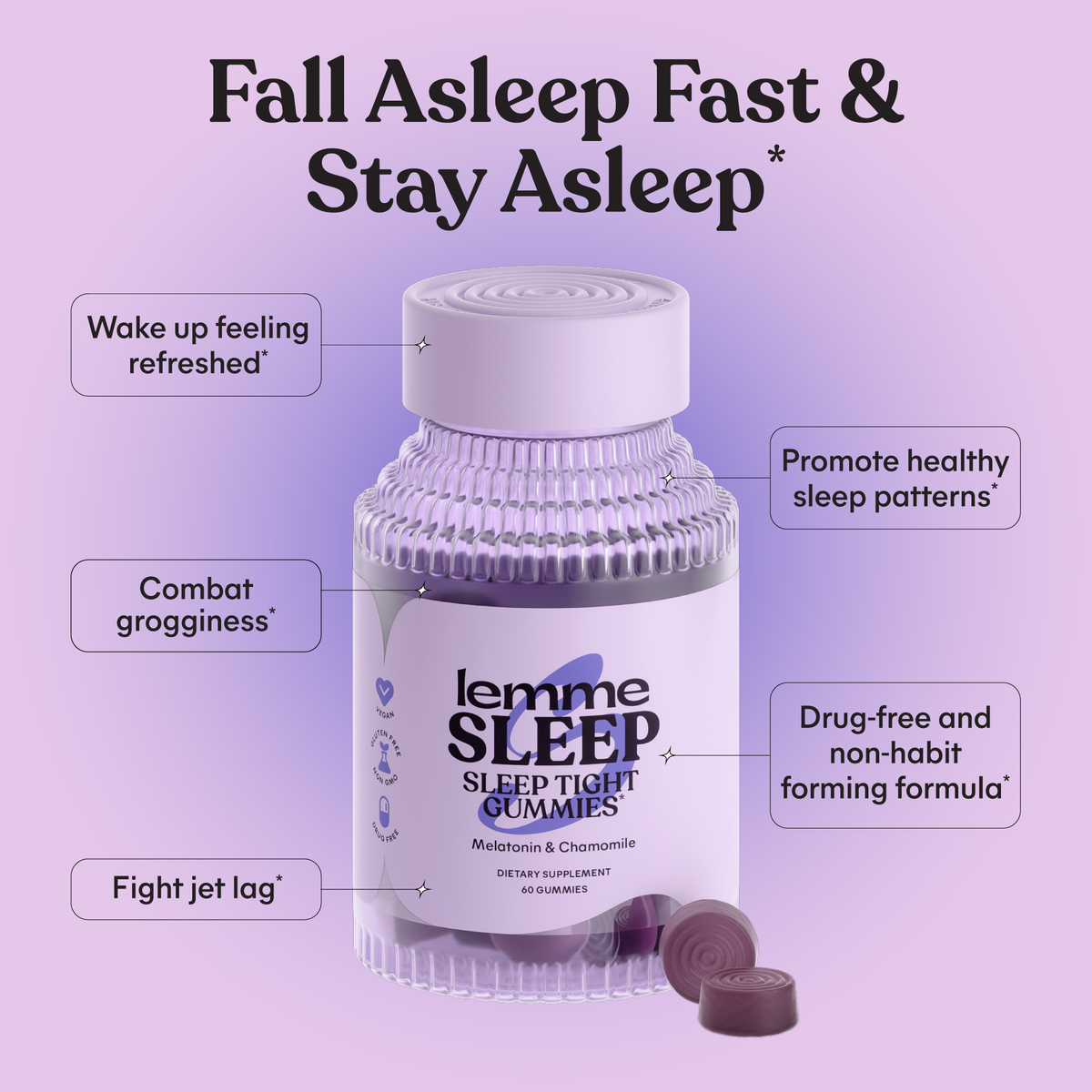 Lemme Sleep Gummies | 14 Ct. | lemmelive